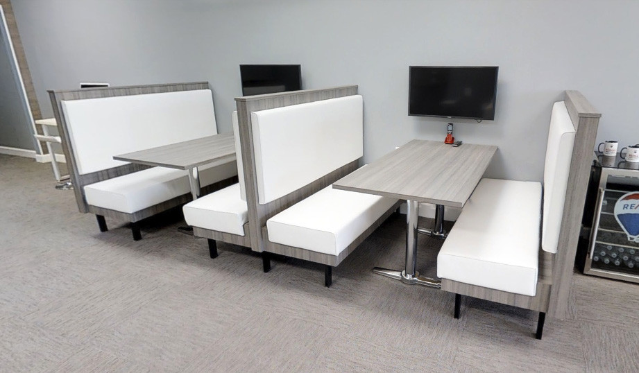 Booth and Optional Tables (Made in USA) - Restaurant Complete Interior ...