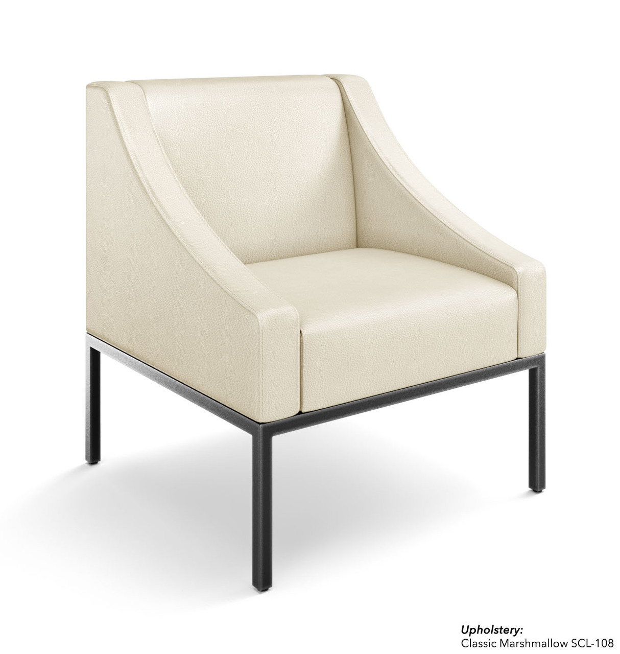 Modern Chair - Fully Welded Gunmetal Frame - Made in USA ...