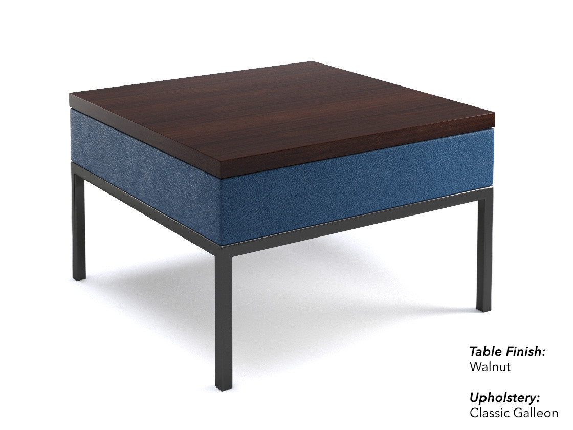 Modern Occasional Side Table - Fully Welded Dark Gunmetal Steel Frame ...