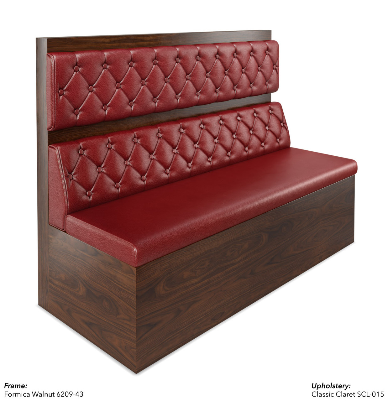 Chester - Luxury Restaurant Booth - Made in USA - ModernLineFurniture®