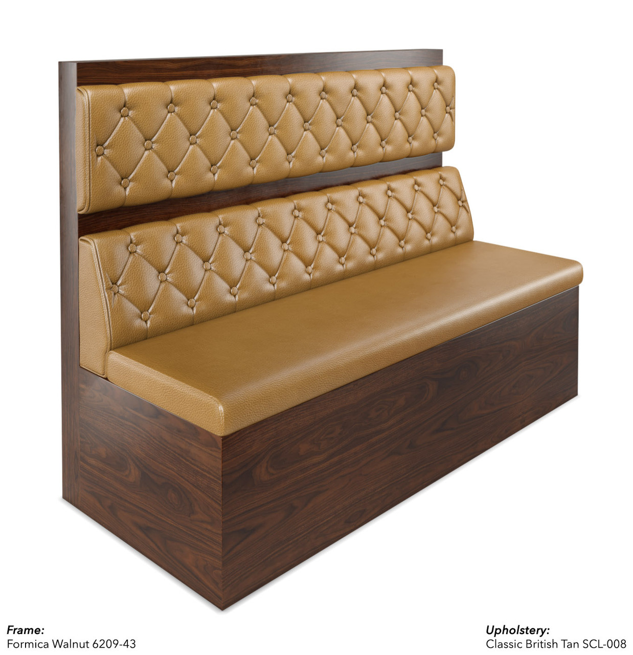 Chester - Luxury Restaurant Booth - Made in USA - ModernLineFurniture®