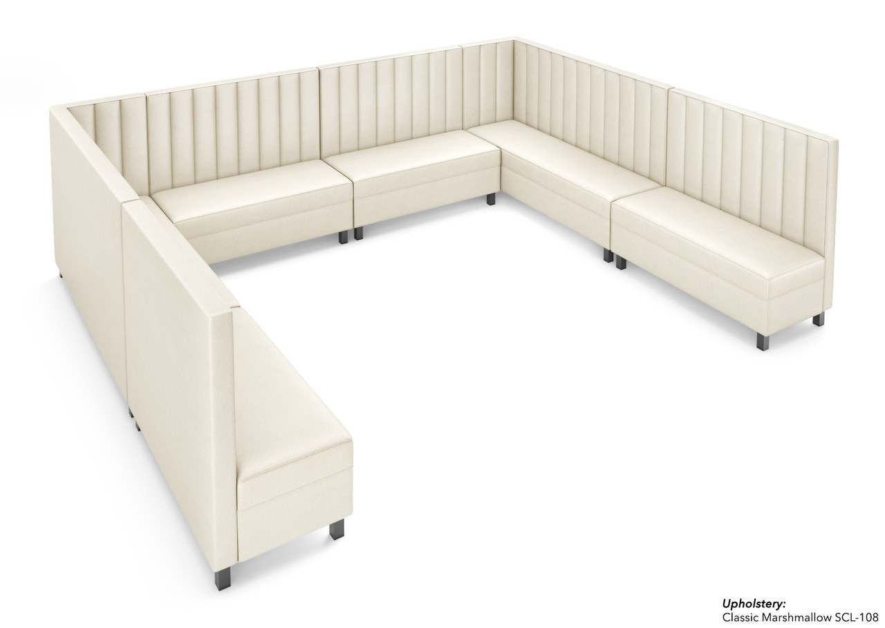 Legacy - Modular Large U-Shape Seating - Premium Channel Tufted ...
