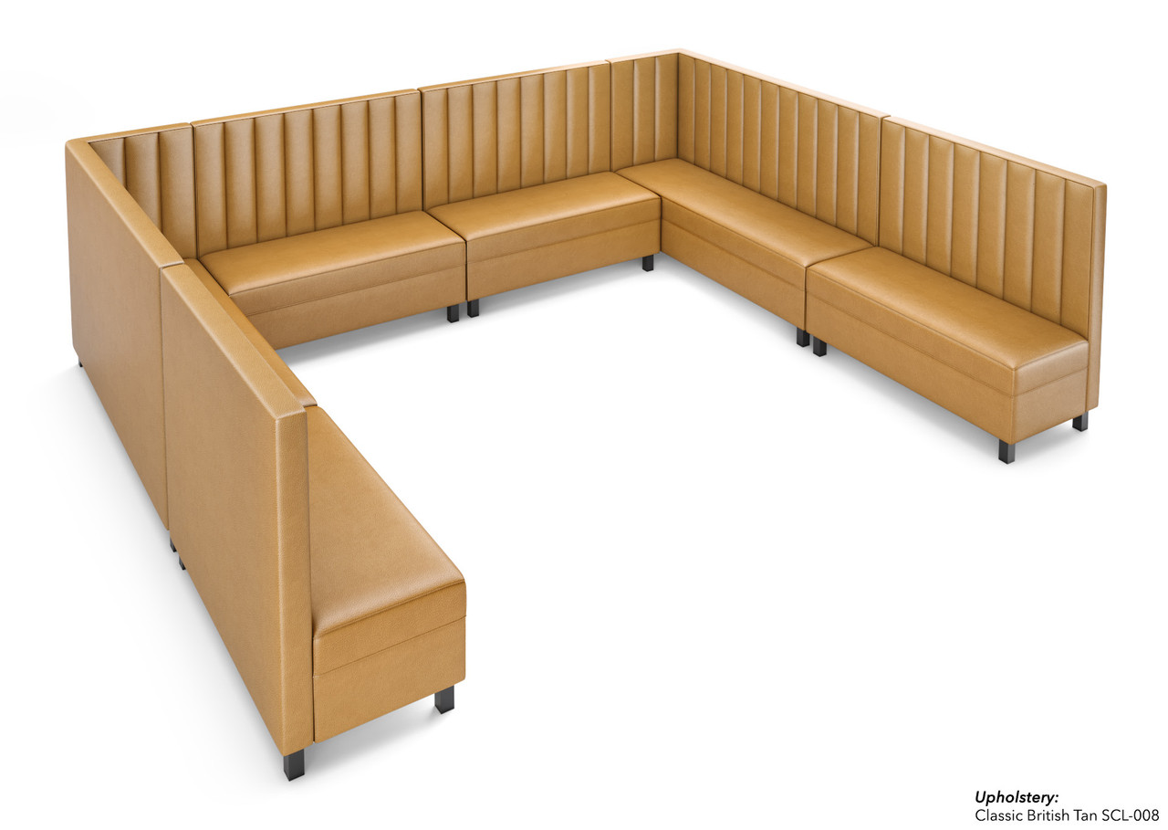 Legacy - Modular Large U-Shape Seating - Premium Channel Tufted ...