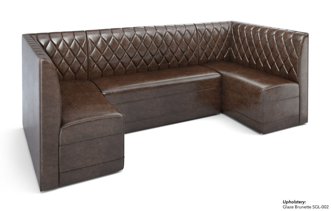 Restaurant U-Shape Booth Seating - Contract Grade - Premium Diamond ...