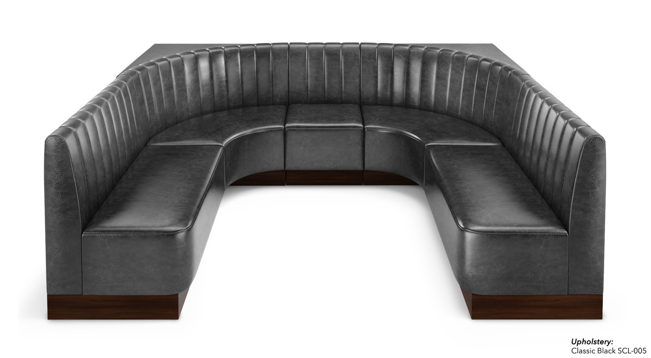 U-Shape Modular Booth Restaurant Seating - Contract Grade - Premium ...