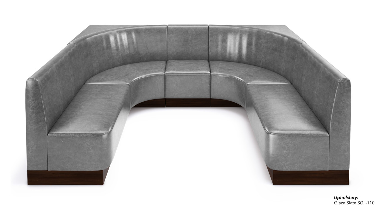 U-Shape Modular Booth Restaurant Seating - Contract Grade - Premium ...