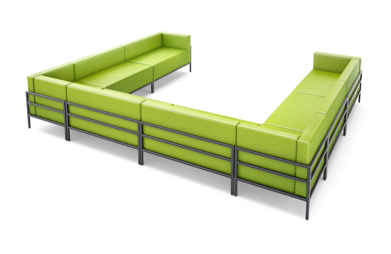 HST005 Urban Modern Collection: Modular Large U-Shape Sectional - Full ...