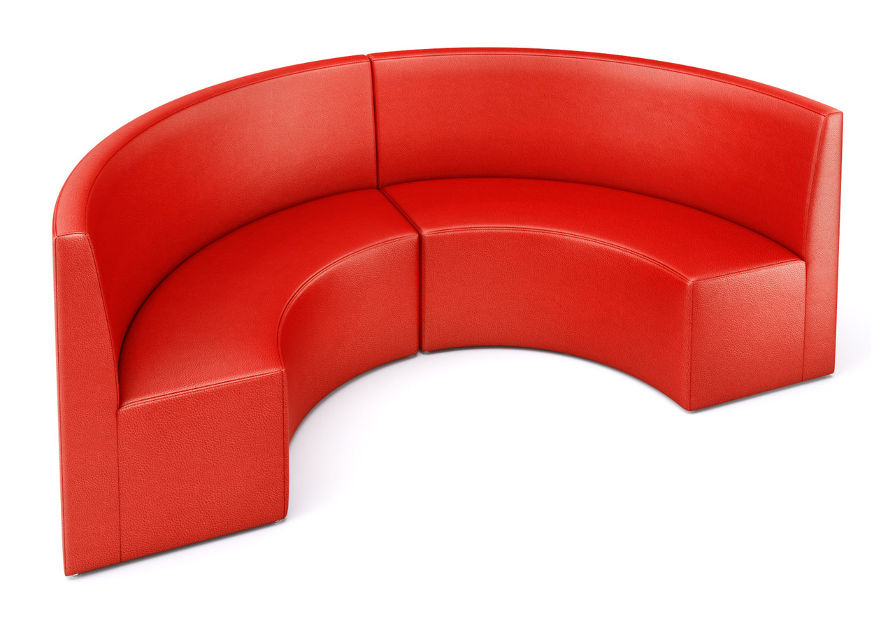HORIZON- Half Circle Booth- Made in USA - Premium Upholstery ...