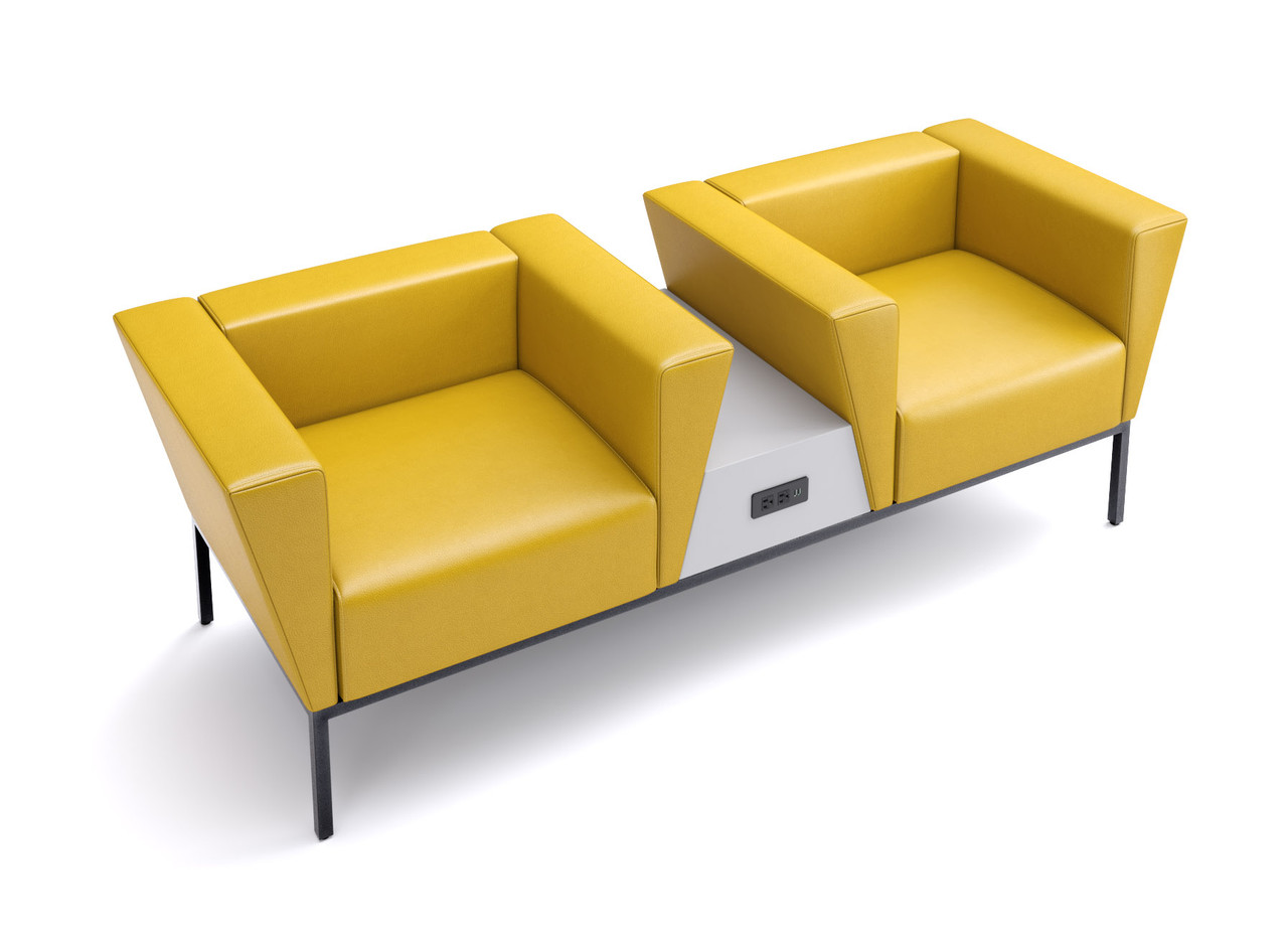 VICTOR Package Space Seating - Center Console Table with USB/110v ...
