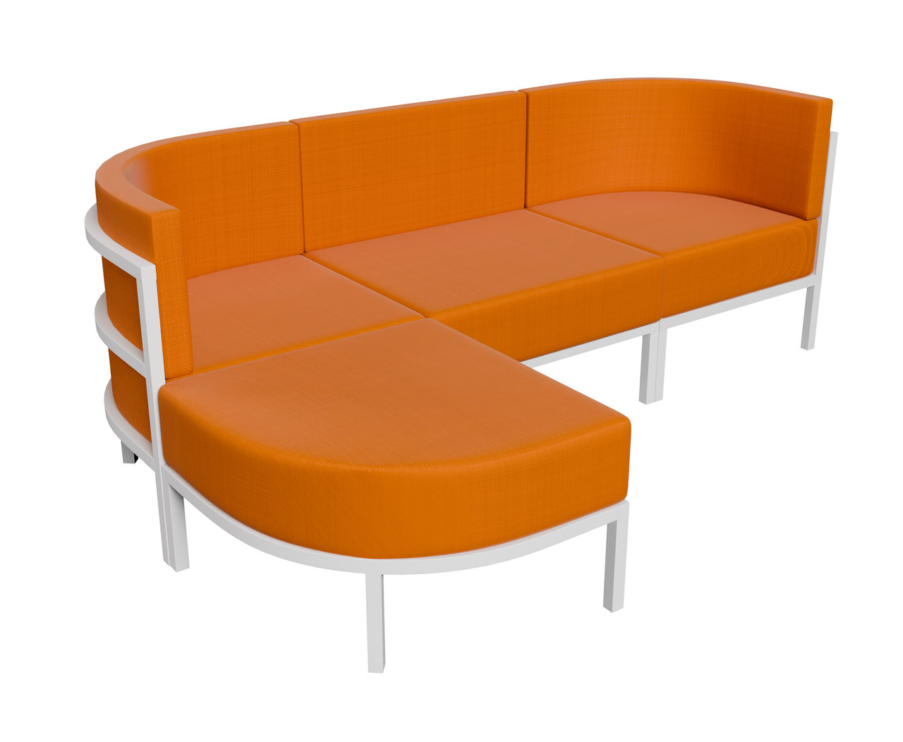 Enzo Outdoor L-Shape Seating - Premium 5-Yr Warranty Sunbrella Fabric ...