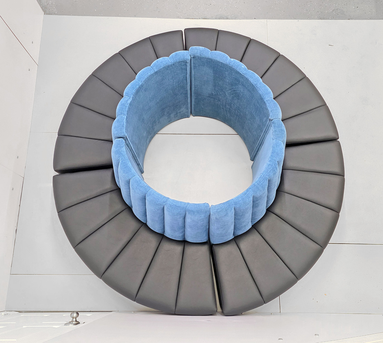 Rotonda 100" Round Modular Seating - Round Banquette - Circular Sofa ...