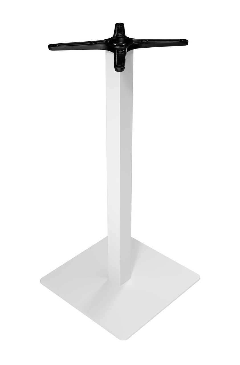 Dining / Bar Height - Premium White Wrapped Aluminum Alloy -Square ...