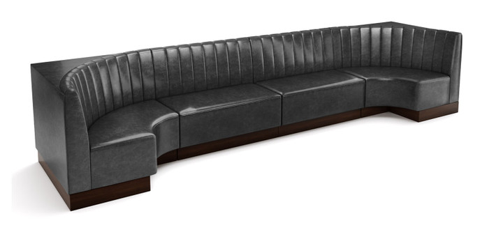 Style S - Channel Style Back - Large V Shape Seating Arrangement G3 ...