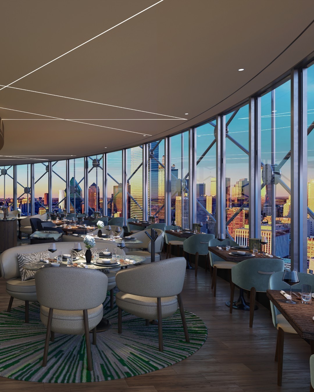 How Do You Design Restaurant Seating with 360° Views ...