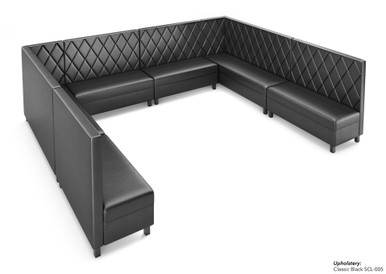 Legacy - Modular Large U-Shape Seating - Premium Diamond Tufted ...