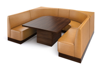 U-Shape Modular Booth Restaurant Seating - Contract Grade - Premium ...