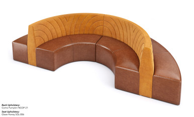 WAVE - Half Circle Seating - Made in USA - Premium Upholstery ...