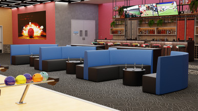 Bowling Exclusive Furniture Package featuring HORIZON Modular Curved ...