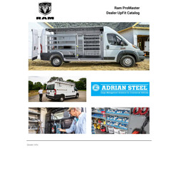 Browse the Ram ProMaster UpFit Catalog from Industrial Ladder