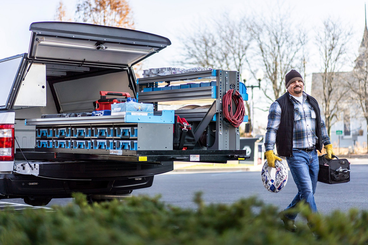 Adrian ELE-EBP72 Electrician - Extendobed - Truck Shelving Package ...