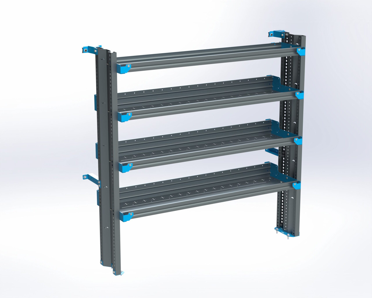Adrain AS-2T1660PMLA 3-Shelf Unit, Cabinet Use, 16x60 / ProMaster Low ...