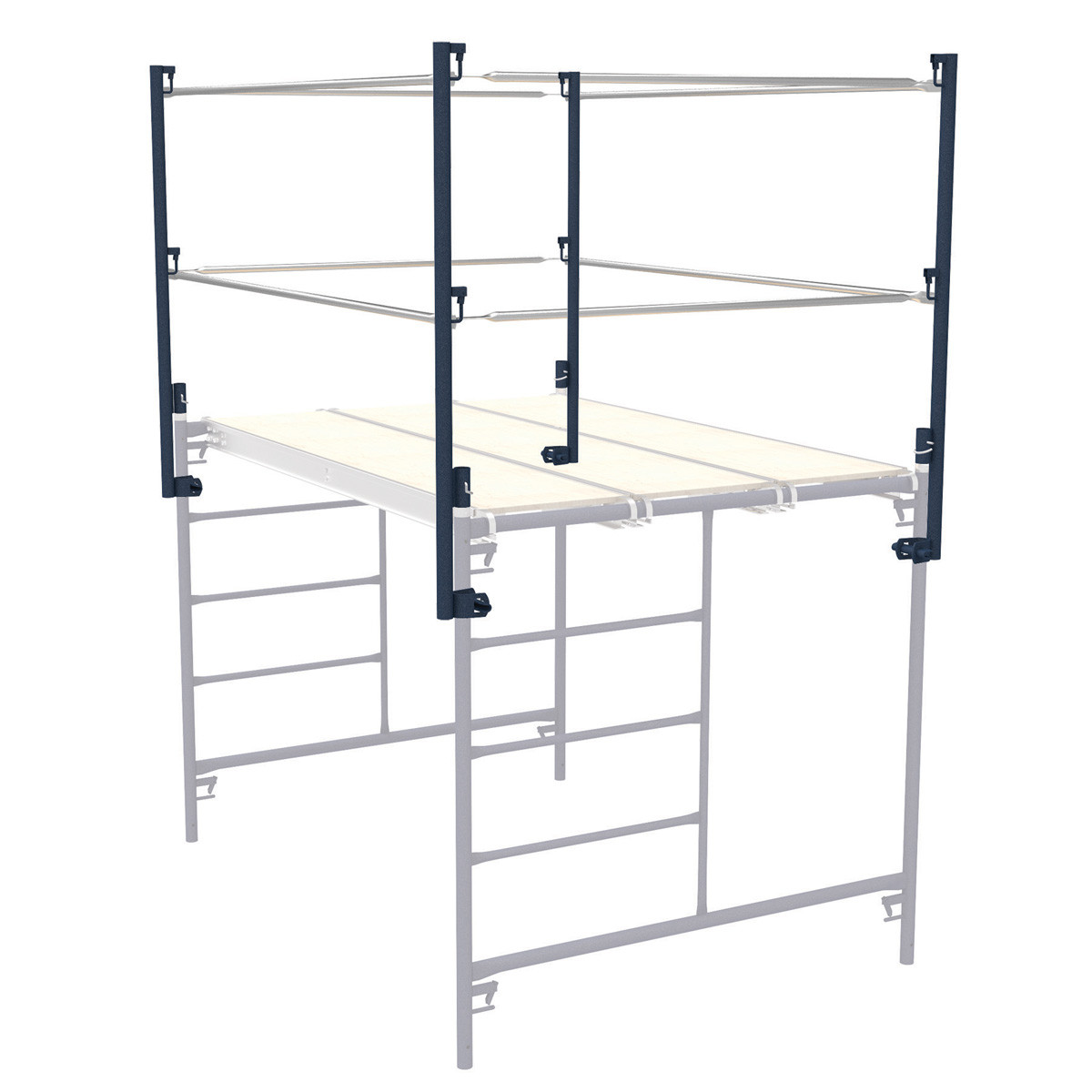 MetalTech Exterior Steel Scaffold - Guard Rails - Industrial Ladder ...