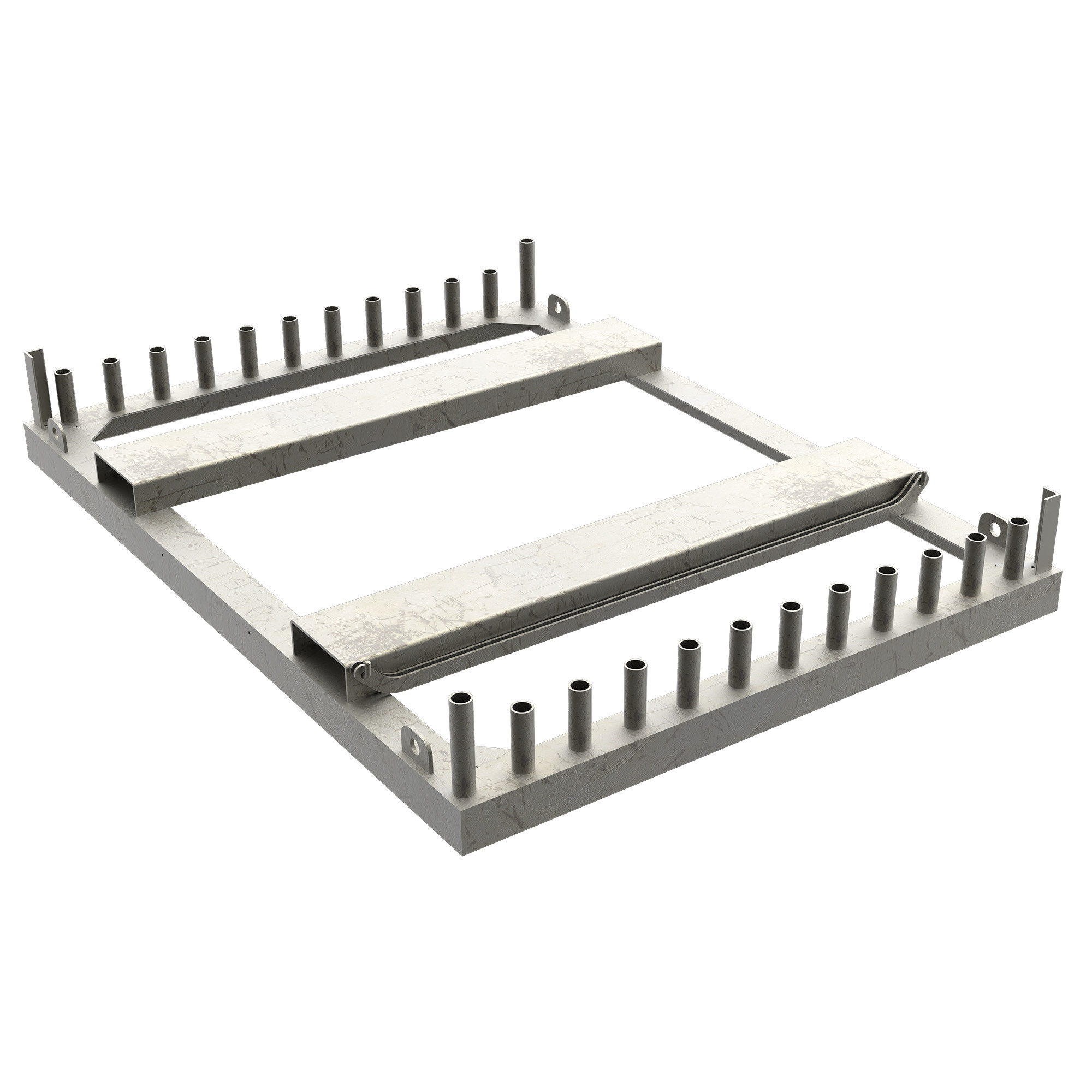 MetalTech M-MBBF | 6" X 6" Powder Coated Scaffold Base Plate ...