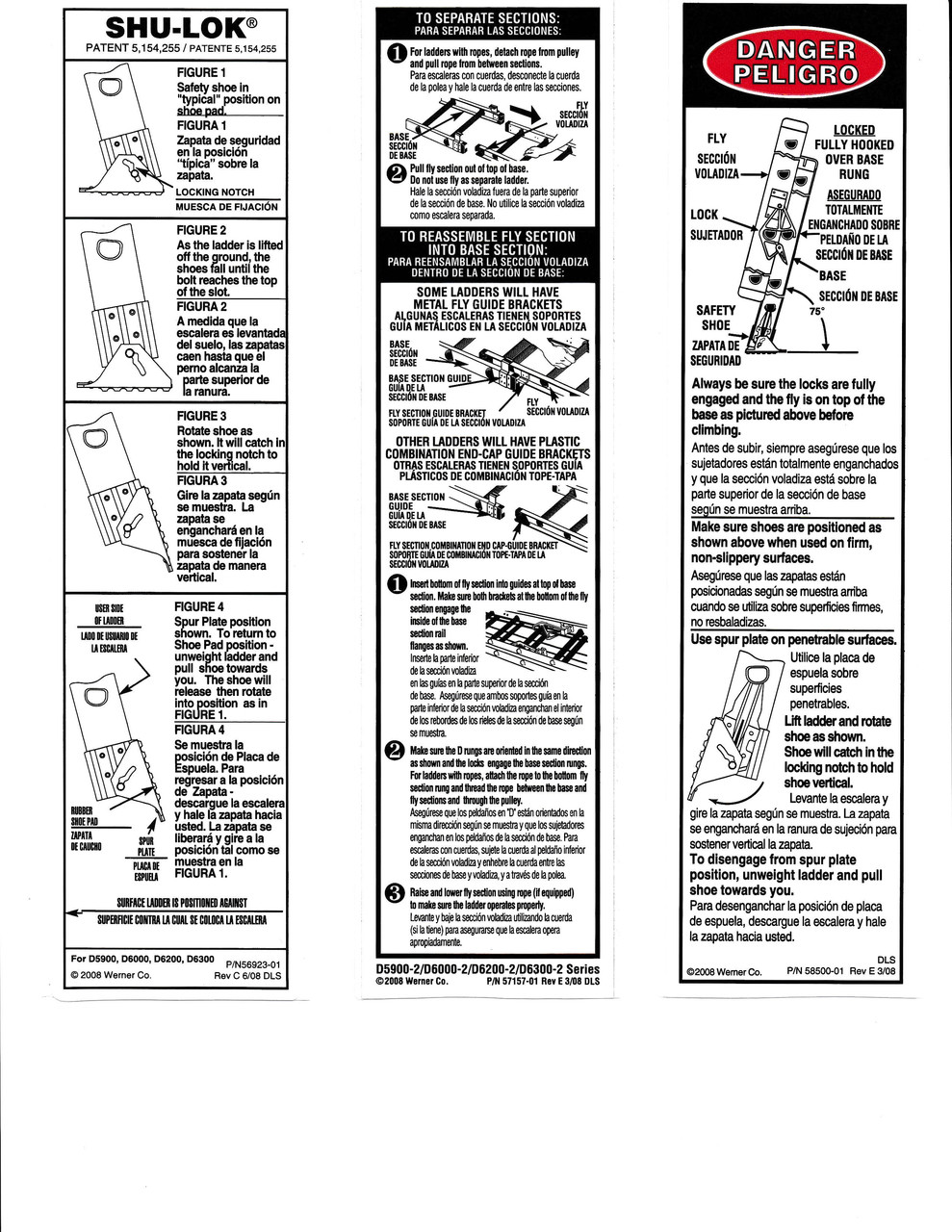 Werner Parts LDR300 Duty Rating Label - 300 lb | 300# DUTY RATED LDR ...