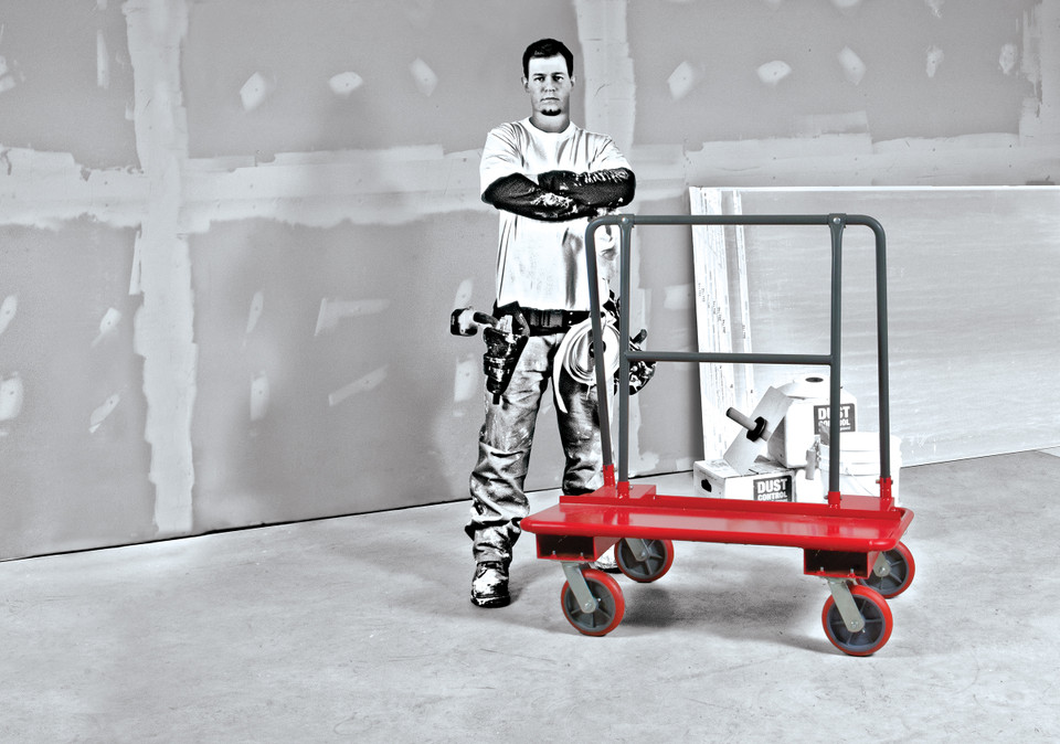 Drywall Cart #PD-3S w/4 Swivel Casters - Industrial Ladder & Supply Co ...