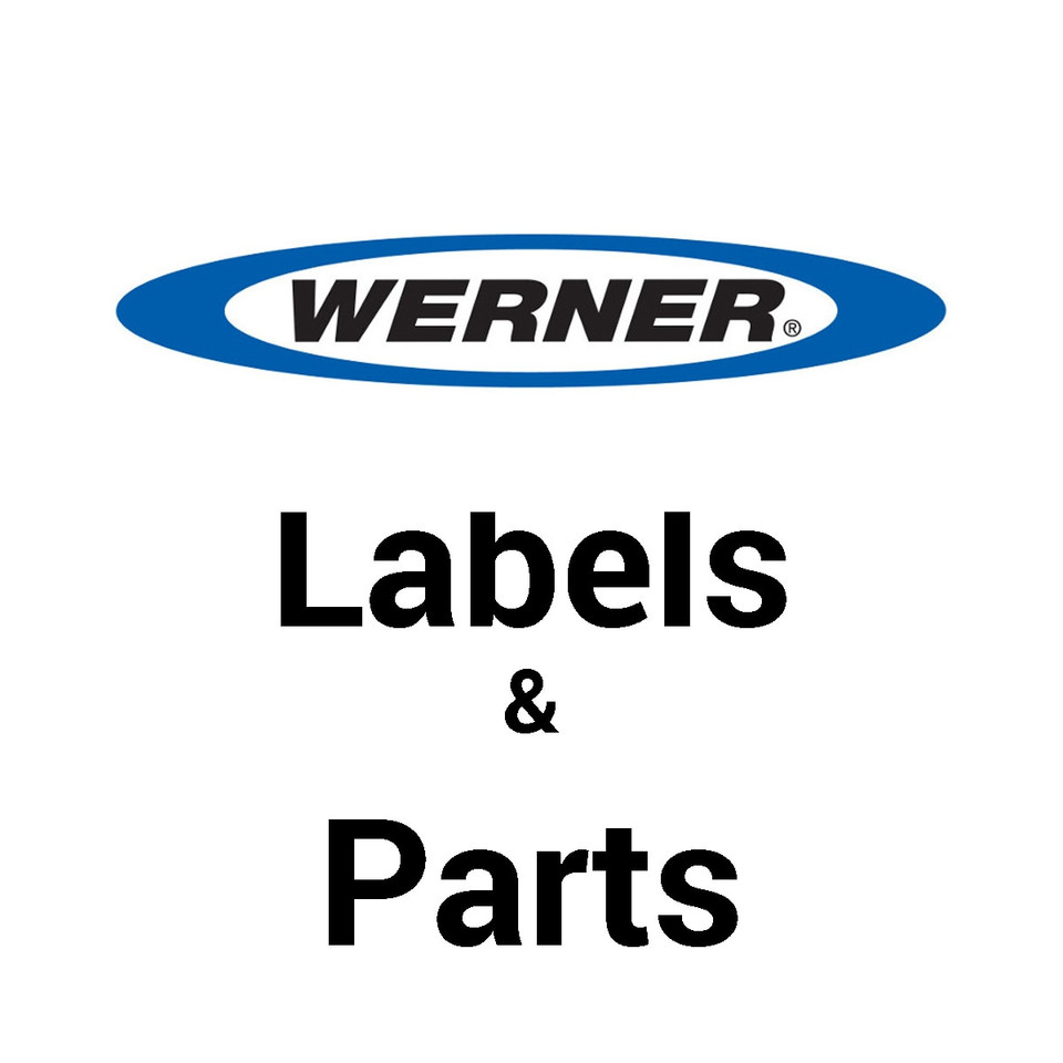 Werner Parts LFE100 Safety Labels Fiberglass Extension Ladders | FRP ...