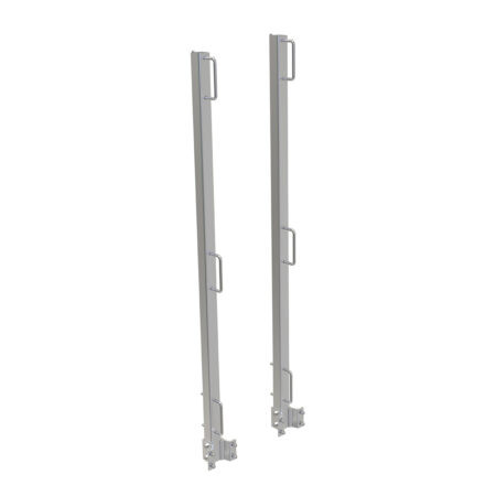 MetalTech M-SGASP2 Set of Two Guardrail Posts - Industrial Ladder ...