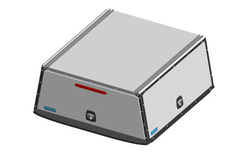 Adrian TFKMAV154HM23W Ford Maverick Full Topper, 23" Top, White ...