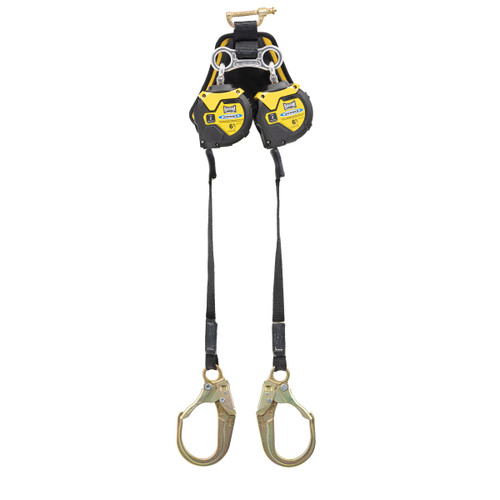 Werner R433006LE-SF 6ft Bantam Twin Leg Web Self-Retracting Lifeline w ...