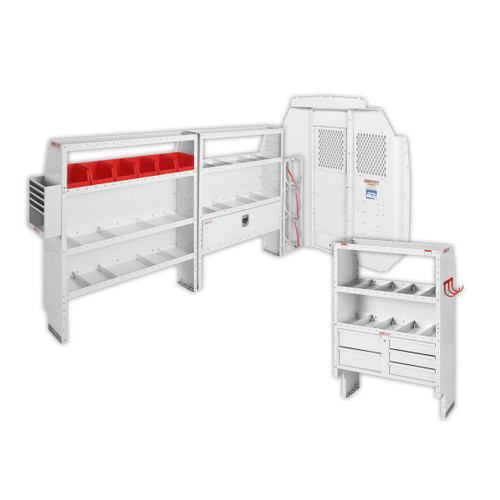 Weather Guard 600-8453R HVAC/Mechanical Van Package, Sprinter, 144in ...