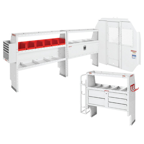 Weather Guard 600-8113L HVAC/Mechanical Van Package, Full-Size, Ford ...