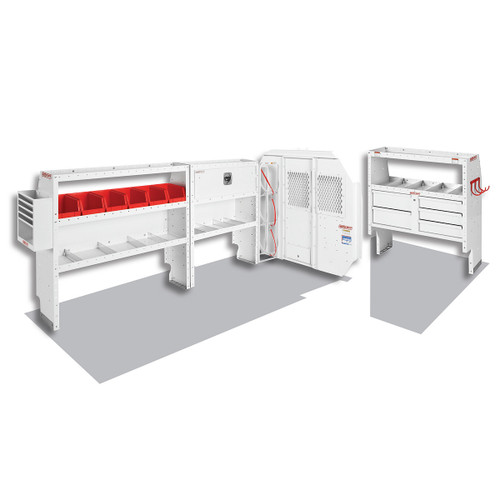 Weather Guard 600-8113R HVAC/Mechanical Van Package, Full-Size, Ford ...