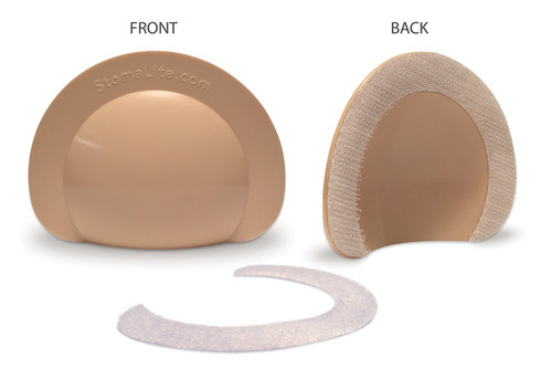 Stomadome Ostomy Shield & Velcro Crescents – Stoma Protection for ...