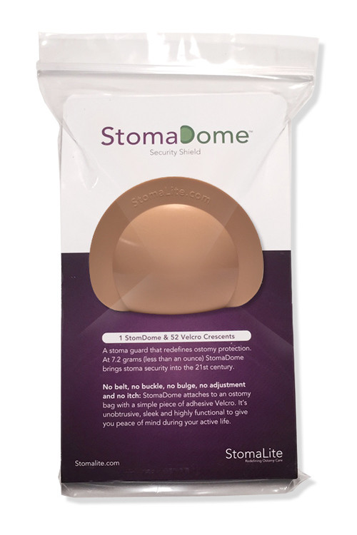 Stomadome Ostomy Shield & Velcro Crescents – Stoma Protection for ...