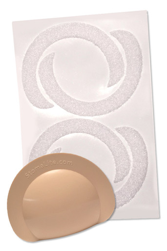 Stomadome Ostomy Shield & Velcro Crescents – Stoma Protection for ...