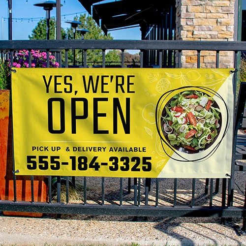 Custom Heavy Duty Vinyl Banners | Custom 18 oz Banner Printing | Half ...