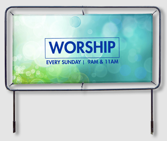 Outdoor Sign Frames, Banner Holders & Displays | Half Price Banners