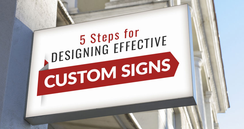 5 Steps for Designing Effective Custom Signs - Half Price Banners