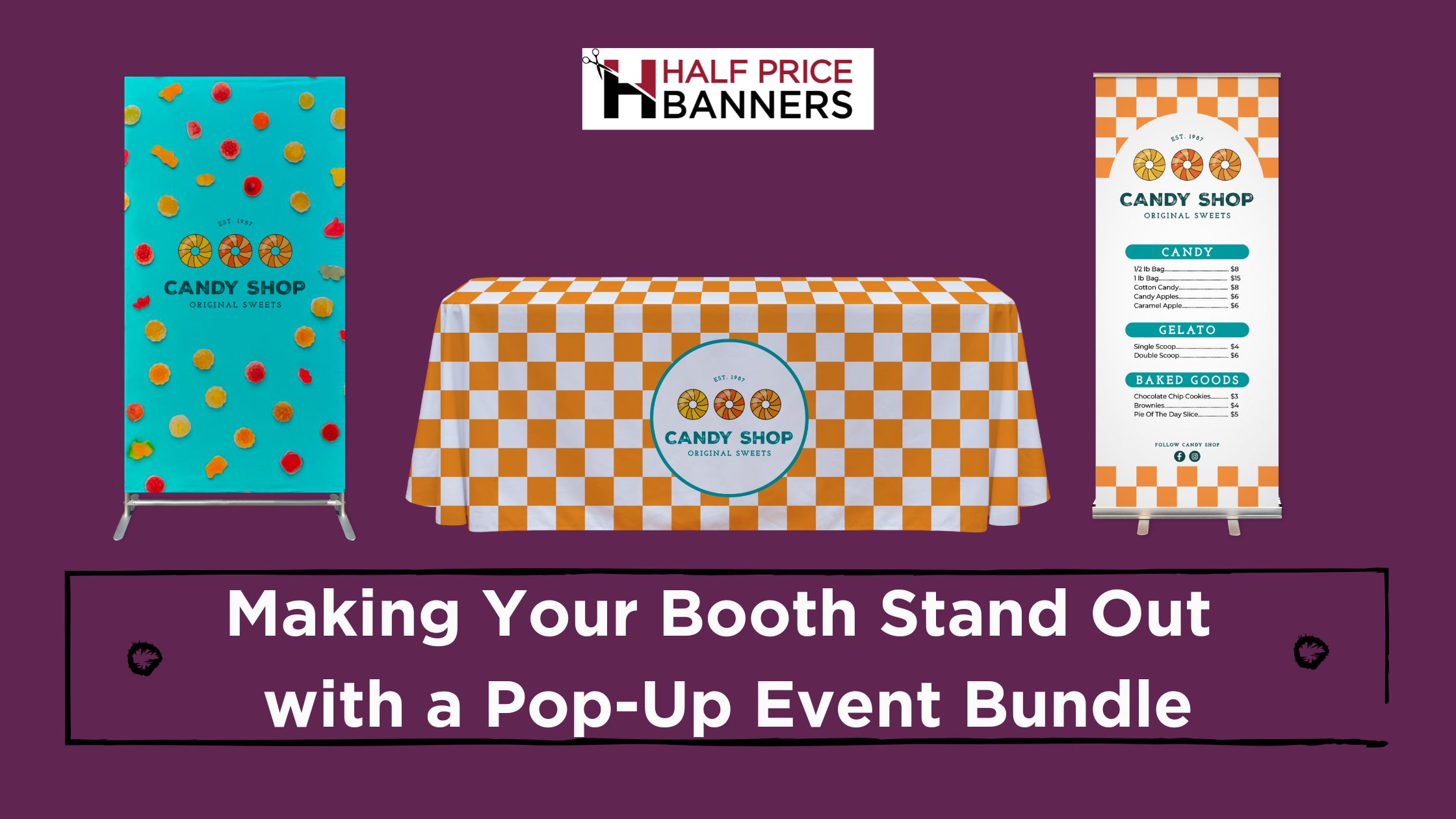 Making Your Booth Stand Out with a Pop-Up Event Bundle - Half Price Banners