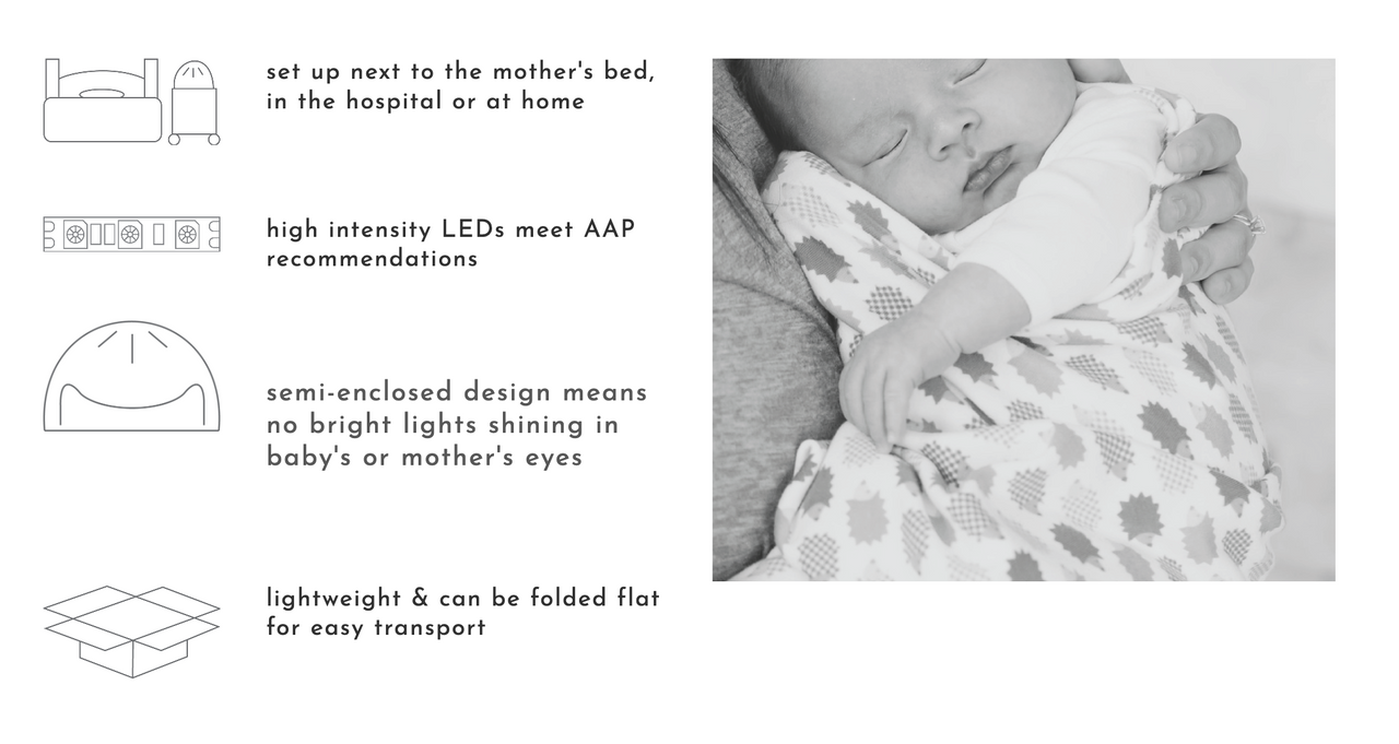 bili·hut ™ Jaundice LED Phototherapy Device by Little Sparrows