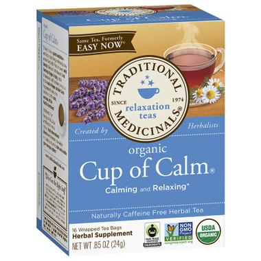 Organic Cup of Calm Tea By Traditional Medicinals, 16 bags - In His ...