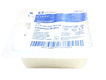 Covidien Curity Gauze Tray - 4" x 4" - In His Hands Birth Supply