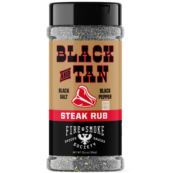 FIRE AND SMOKE SOCIETY BLACK & TAN (6) - Fire BBQ