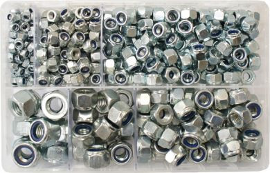 Assorted, Nylon, Insert, Nuts, Metric, 400