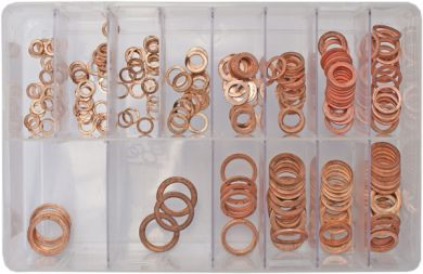 Assorted, Copper, Sealing, Washers, Metric250