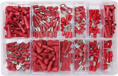 Assorted, Red, Electrical, Terminals, 400